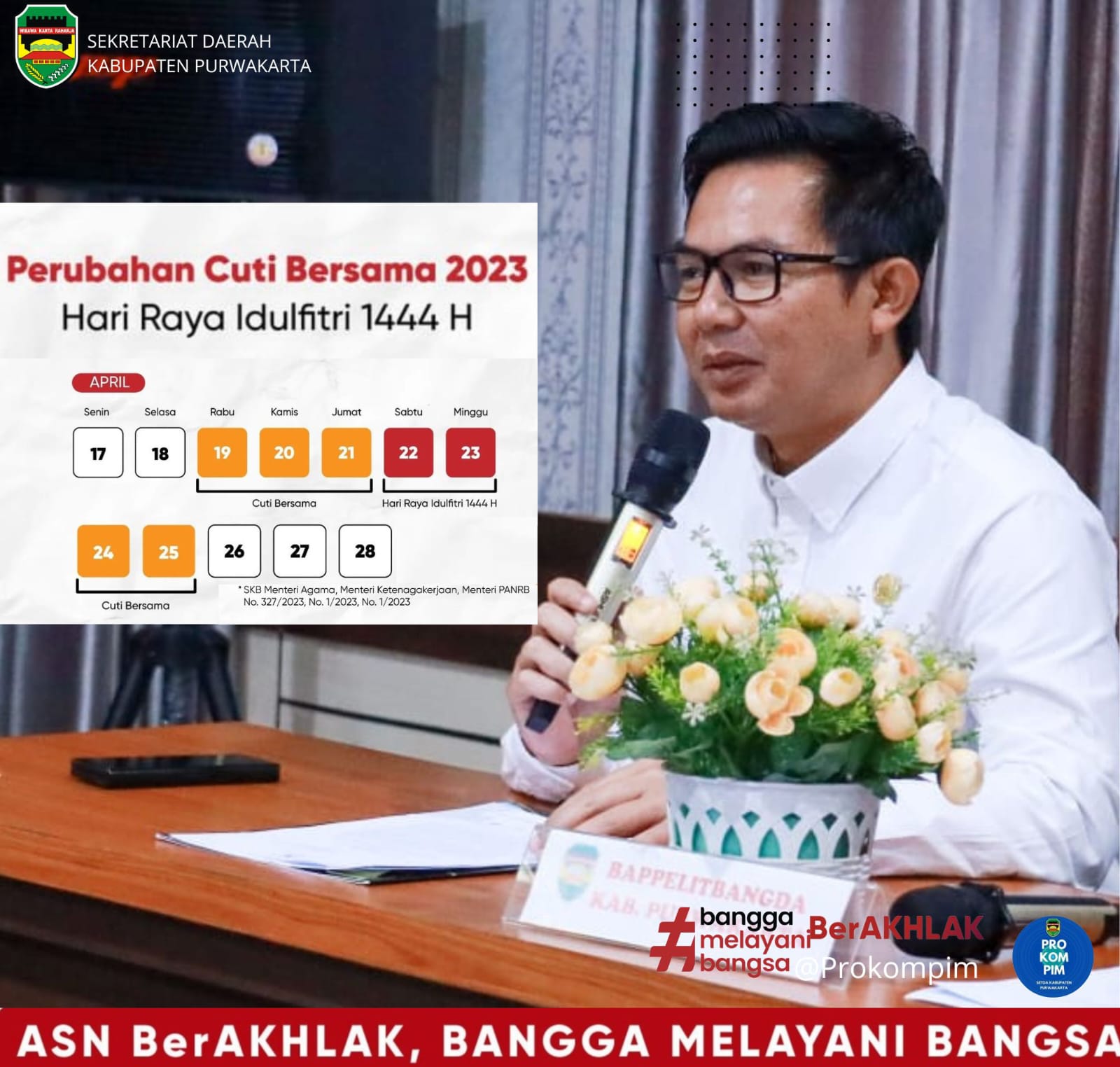 Daftar Libur Lebaran 2023 - Prokompim