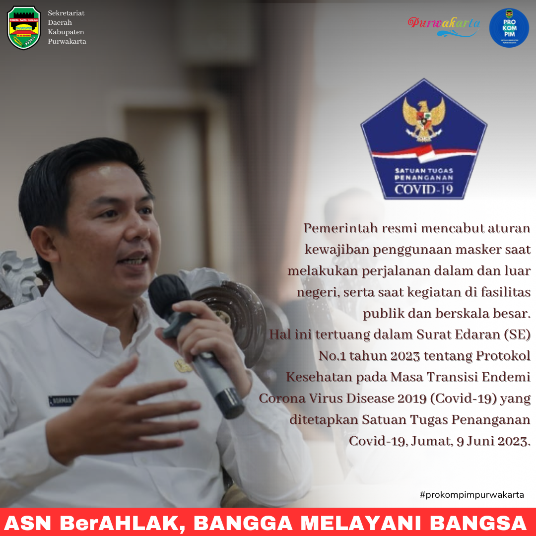 Surat Edaran (SE) No.1 tahun 2023 tentang Protokol Kesehatan pada Masa Transisi Endemi Corona ...