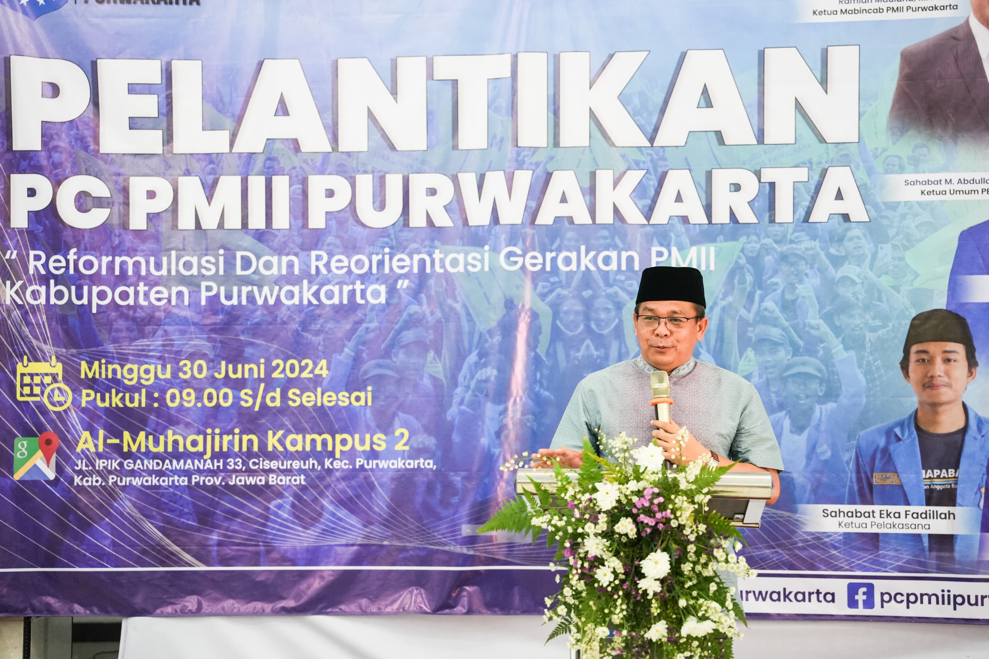 Pj. Bupati Kabupaten Purwakarta Benni Irwan menghadiri Pelantikan Pengurus Cabang Pergerakan ...